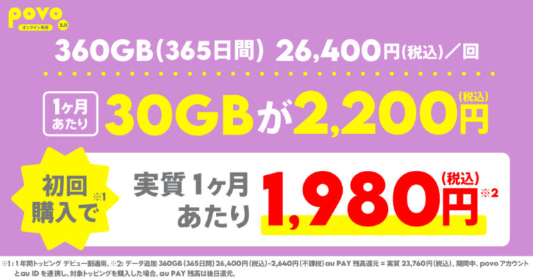 KDDIが楽天キラー級の新料金プラン発表！povo 2.0で月30GBが2200円に - ガジェットカフェ